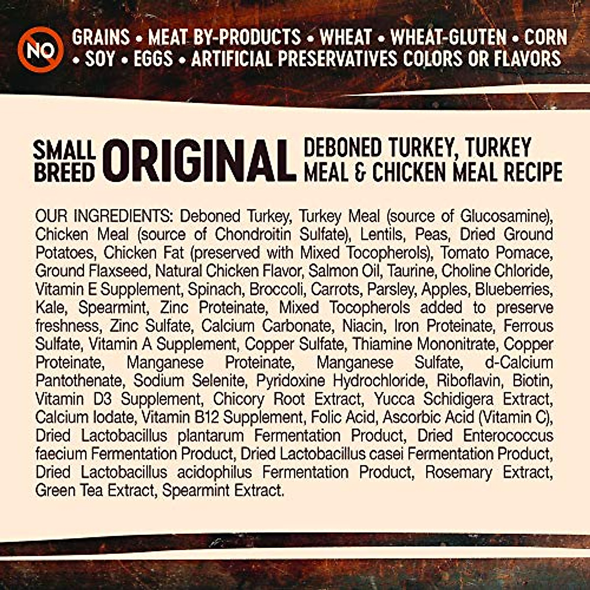 Wellness CORE Grain-Free High-Protein Small Breed Dry Dog Food, Natural Ingredients, Made in USA with Real Meat (Adult, Turkey, 4-Pound Bag)