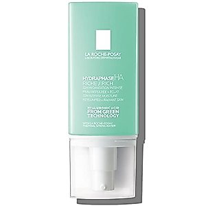 La Roche-Posay HydraphaseHA Rich, Hyaluronic Acid Face Moisturizer for Dry Skin with 72HR Hydration, Oil Free & Non-Comedogenic, 50 ML , 1.69 fl. oz.