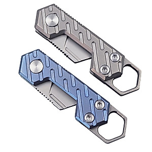 Factory Price EDC Keychain Stainless Steel Utility Mini Knife Customized Foldable Pocket Knife for Multiple Cutting Tasks