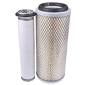 LSSOCH New Inner & Outer Air Filter Set 1040178M91 1026131M91 Compatible With Massey Ferguson Tractor 150 165 175 180 50A 50F 50H