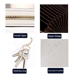 Coaott Credit Card Holder,Stay Safe and Stylish with Our RFID-Blocking Slim Wallet for Women.Perfect for Business and Everyday Use,Keep Your Belongings Safe and Organized