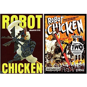 Robot Chicken: The Complete Series Fifth & Sixth Season 5 and 6 [DVD, 4-Disc Set, 2-Pack] Region 1/A