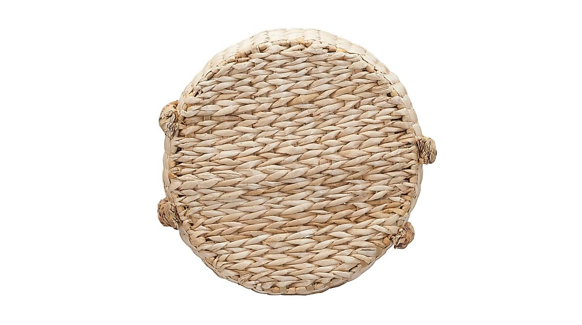 Household Essentials Natural & Gray Cattail Terra Basket | Stylish Storage
