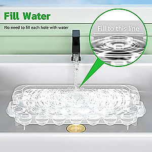 Upgrade Round Ice Cube Tray with Lid & Bin, TINANA Silicone Ice Ball Maker for Freezer, Easy Release Circle Ice Cube Tray with Container Make 74 Mini Ice Balls for Chilling Whiskey, Cocktail, Coffee