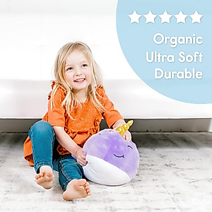 Snuggie Buggies Narwhal Stuffed Animal Ultra Soft Plush Cute Narwhal Toy Plushie Stuffed Animals for Kids