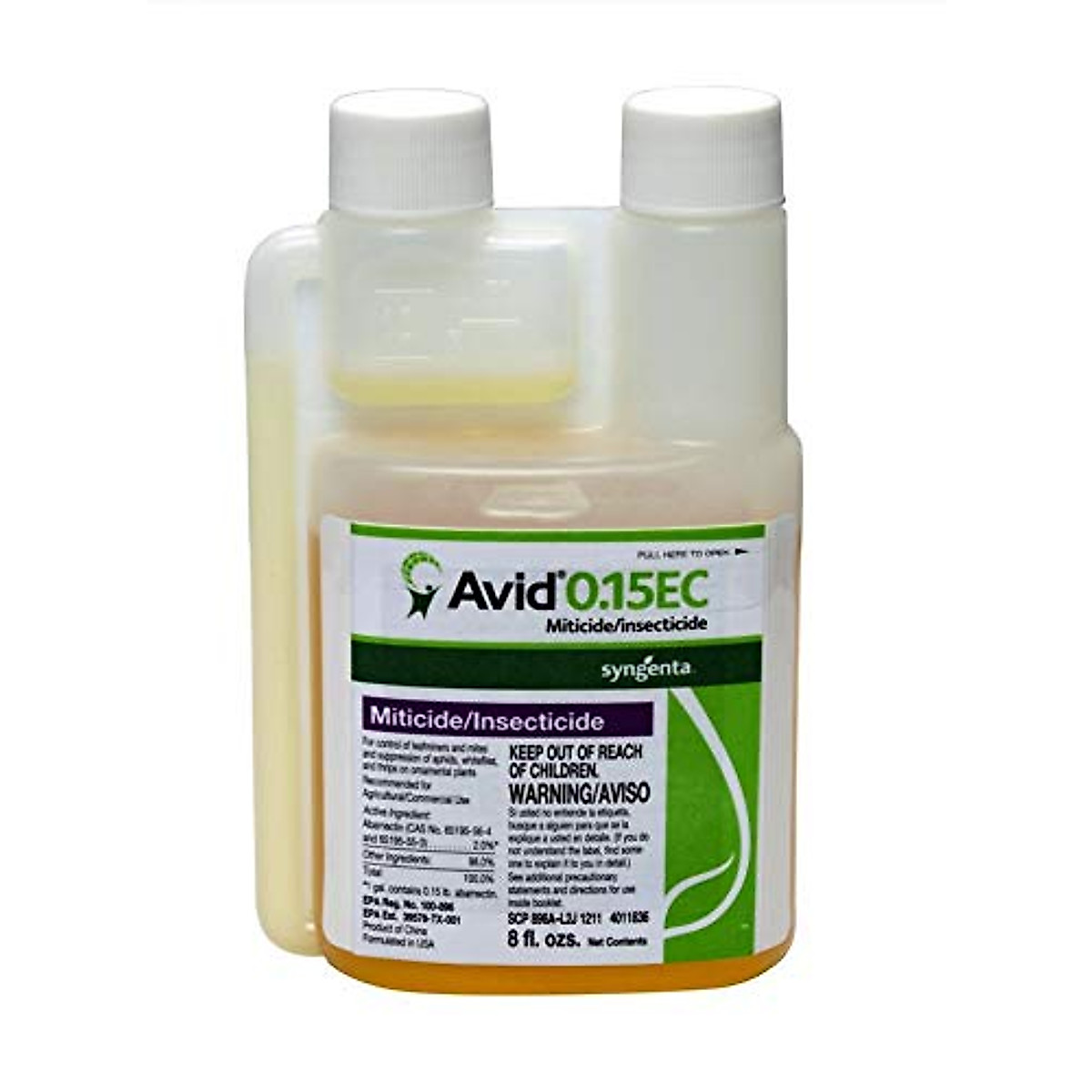 Syngenta - 25837 - Avid 0.15EC - Miticide/Insecticide - 8 oz