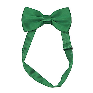 Doloise Suspenders Men&Women Bowtie Set X Back Suspender For Wedding&Formal Events with 1 Inch Wide Elastic Braces (Green)