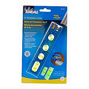 Ideal 35-207 6" Electrician Level With 4 Vials And Magnetic Jaw