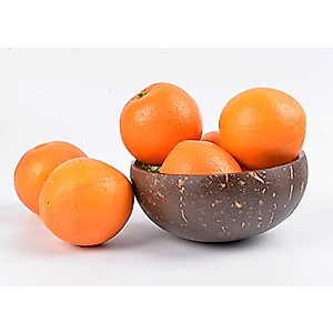 ChezMax Natural Coconut Bowl Mother of Pearl Inlaid Shell Bowls Key Bowl for Entryway Table Candy Container Nuts Holder Fruits & Dry Snack Storage Bowl Round Handcrafted Bowl for Decoration(Blue-Gold)