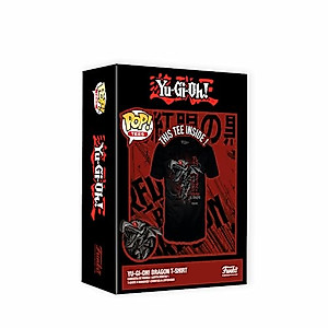 Funko Boxed Tee: Yu-Gi-Oh!- Red Eyes Blue Dragon - Extra Large - (XL) - T-Shirt - Clothes - Gift Idea - Short Sleeve Top for Adults Unisex Men and Women - Official Merchandise - Anime Fans