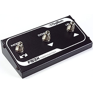 Digitech Whammy DT Pitch Shift Drop Tune Guitar Effects Pedal Bundle with 2 Patch Cables and FS3X 3 Button Footswitch