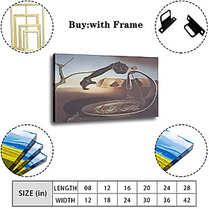 40 Famous Paintings by Dali - The Sublime Moment by Salvador Dali Canvas Art Poster and Wall Art Picture Print Modern Family Bedroom Decor Posters 16x24inch(40x60cm)