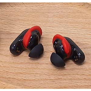 ALXCD Earhooks Compatible with Bose QuietComfort Earbuds II 2022 New, 5 Pairs M Size Soft Silicone Ear Hooks EarFin, Compatible with Bose QuietComfort Earbuds ii 2022, Black/White/Red/Orange/Geen