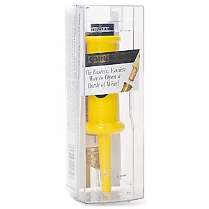 Cork Pops Canary Yellow 6.5 Inch Original Wine Bottle Opener