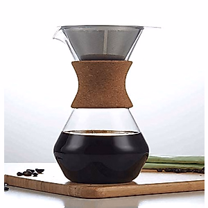 Pour Over Coffee Maker with Dripper Filter 34 Ounce/ 1000 ml