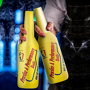 SuproBarware Flair Bottle Decorative Bottles - 25oz/750ml Height Flair Bartender Practice & Performance Bottle, Set of 10