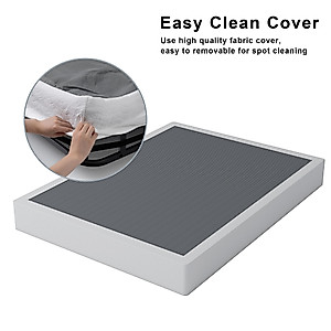 Vehowy 9 Inch Box Spring for King Bed,Heavy Duty Box Spring Mattress Foundation/Metal Bed Base/Noise Free/Non-Slip/Easy Assembly