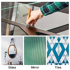 HARFINGTON 2Pcs Glass Cutter Replacement Heads 6mm-12mm Tungsten Carbide Replacement Cutting Blades Replacement Cutter Head for Glass Cutter Tool