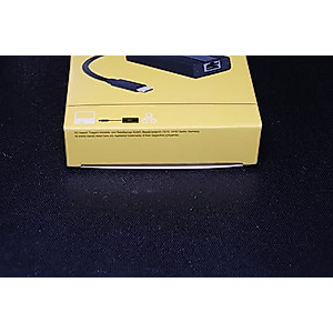 DeLOCK 65990 USB C Adaptor/Thunderbolt 3 to Gigabit Ethernet LAN 2.5 Gbit NBase-T 2,500 Mbps RJ45 Female