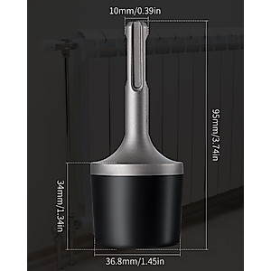 Radiator Vibrator Tool, Firecore Power Vibrating Rubber Hammer for SDS Plus Rotary Hammer Drill, Sewage Discharging Flushing, Vibrating Sludge Magnetite Accumulation Deposit for Radiator Pipe Cleaning