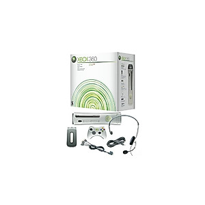 Microsoft Xbox 360 Go Pro Console Bundle (Original & Rare White Jasper)