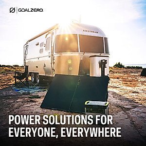 Goal Zero Boulder 200 Solar-Panel Briefcase Charging Kit, 12-Volt Battery Charger, Portable Solar-Panel Kit with 20-Amp Charge Controller, Two 100-Watt Solar Panels, and Customizable Connections