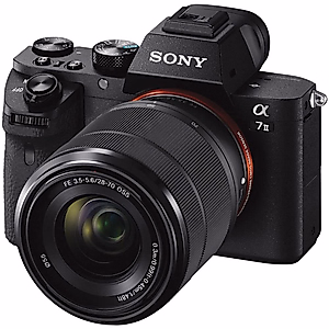 Sony a7 II Mirrorless Camera with 28-70mm Lens (ILCE7M2K/B) + Sony FE 24-105mm Lens + Filter Kit + Lens Hood + Bag + 64GB Card + NPF-W50 Battery + Card Reader + More (Renewed)