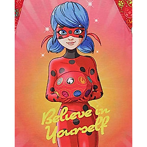 INTIMO Miraculous: Tales of Ladybug & Cat Noir Girls' Nightgown Sleep Pajama Shirt (4/5)