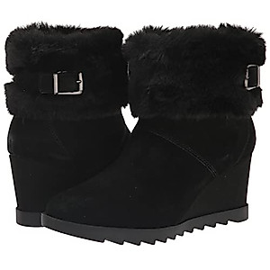 Koolaburra by UGG Women's Elladine Boot, Black, 9.5