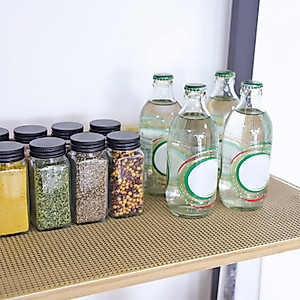 Moretoes Drawer and Shelf Liner, Non Adhesive 12 Inch x 10 FT Sustained and Strong Cabinet Liner Non Slip for Kitchen Cupboard Pantry Table Desk Storage Organizer (Beige)