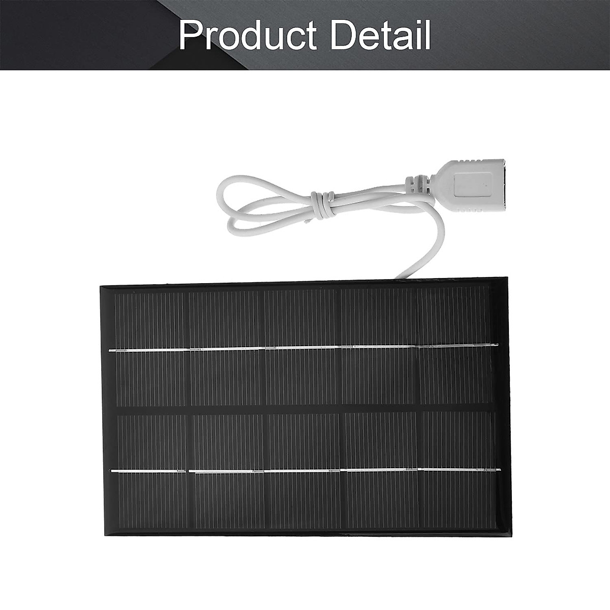 Fielect 5V 2W Polycrystalline Mini Solar Panel Module DIY for Light Toys Charger 88x142mm 1Pcs