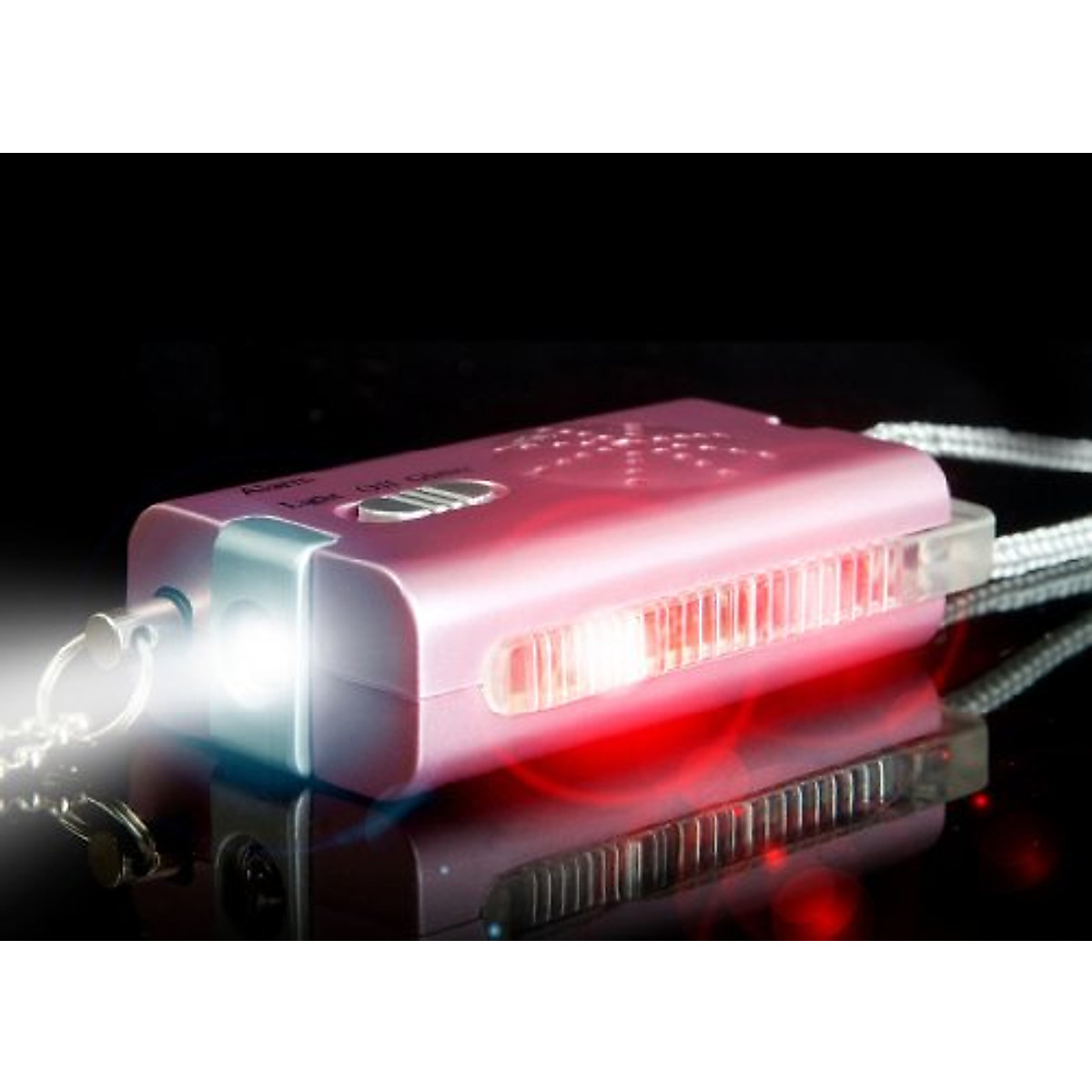 Brite Strike – Personal Protection Alarm with 120 dB Loud Security Safe Sound - Complete Emergency Self Defense Device, Battery Powered – Pink