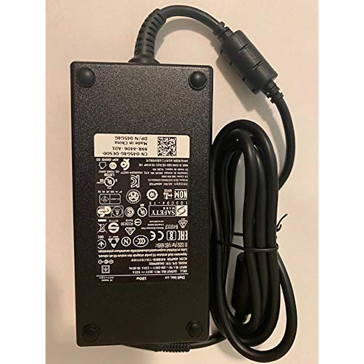 Dell 180W AC Adapter for Precision 7520, Alienware 15 R4, Alienware 17 R5, G7 15 (7588), G3 15 (3579) G3 17 (3779), G5 15 (5587), Inspiron 15 7000 Series (7577), Alienware M15, NDFTY, 450-AGCU, 45G4G