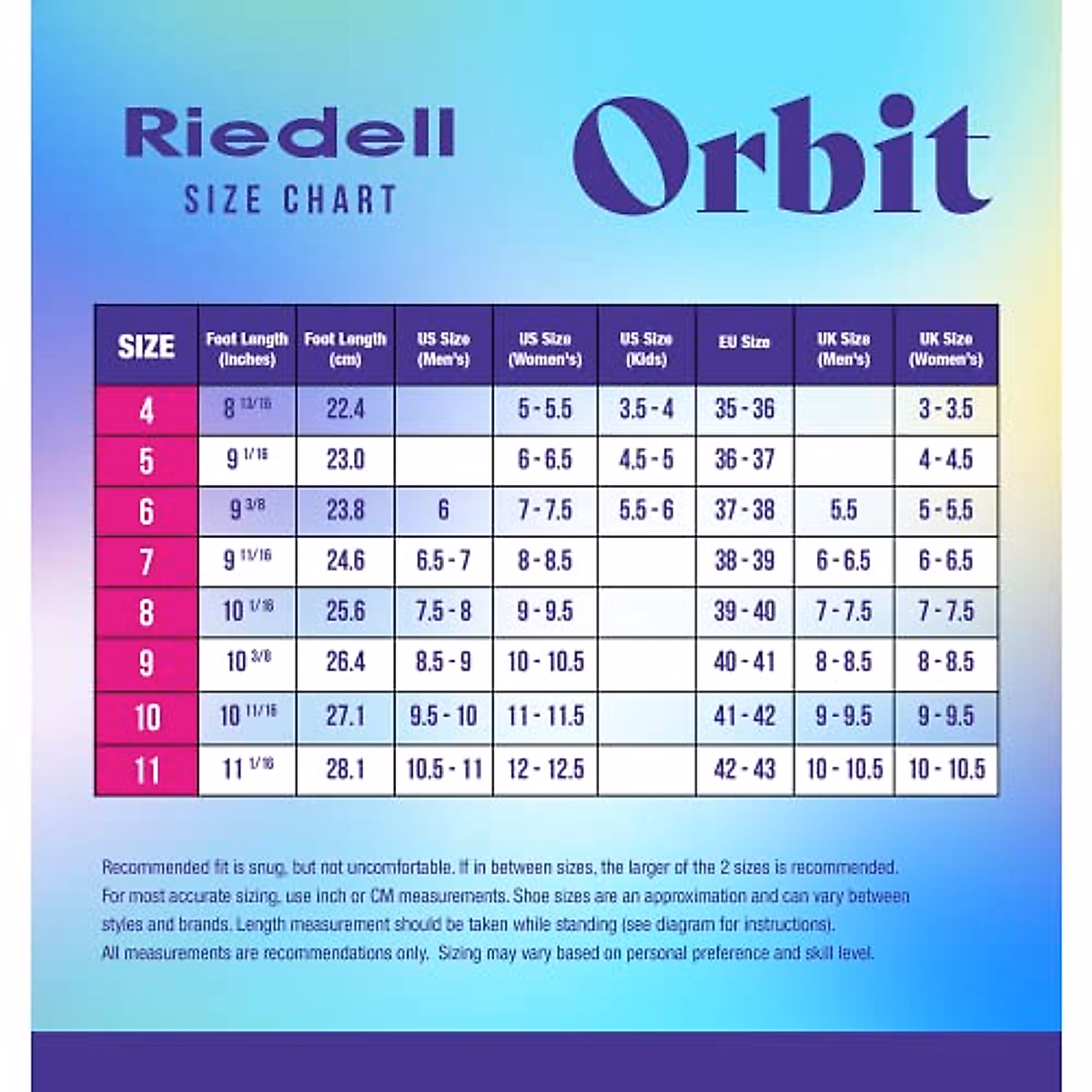 Riedell Orbit Roller Skate - Outdoor Womens Quad Roller Skate | Ultraviolet | Size 8