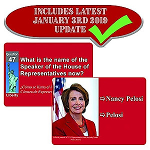 US Citizenship test civics flash cards for the naturalization exam with all official 128 USCIS questions and answers. Illustrated Pocket Box set flashcards to help study for the American Civics