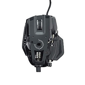 Mad Catz R.A.T. 8+ Adjustable Wired Gaming Mouse - 16000 DPI - 11 Programmable Buttons - 4 User Profiles Stored Directly - Customize RGB LED - Additional Palm Rests and Pinky Supports - Black
