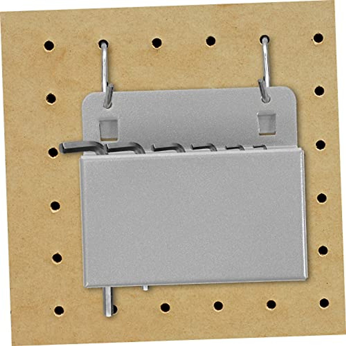 DOITOOL Tool Hook Wall Mounted Hooks Wall Mounted Holder Screw Organizer Desk Shelf Organizer Pegboard Wrench Organizer Tools Organizer Tool Mount Garage Organization and Storage