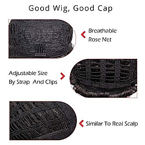 Short Black Pixie Cuts Hair Wigs African American Short Black Wig Female Hairstyles (9627-g)