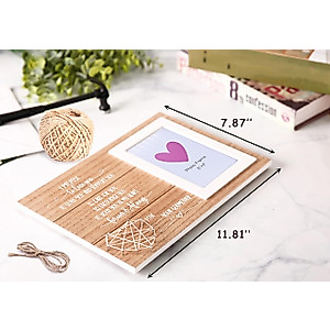 Sioial Godchild Godson Goddaughter Frame Gift from Godmother-Baptism Picture Frame Gift for Godchild- Christening Keepsake Photo Frame Gift - Unique Milestones Dedication Gift for Godchild