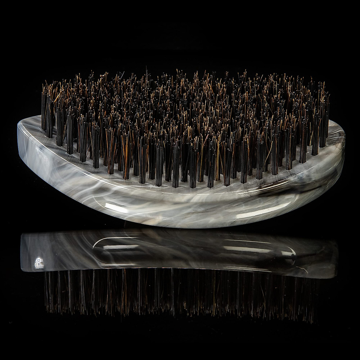 Torino Pro Curve Wave brush #204- Hard Palm Reinforced Curved wave brush - Shower Brush for wash & styles for 360 waves - Great for Wolfing and getting down to your scalp -Hair Brush for thick hair