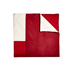 Lacoste Cliff Duvet Set, Full/Queen, Red
