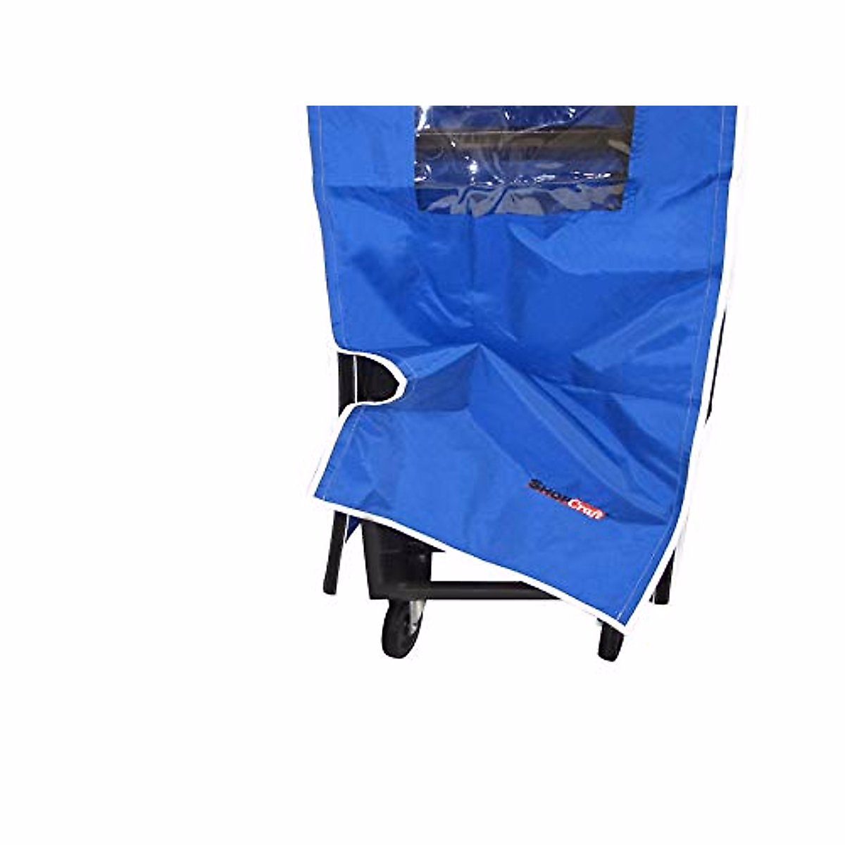 SHOPCraft Heavy Duty Bakery Single Rack Cover, Reusable Commercial Standard Rack Cover with Velcro Closure (Blue)