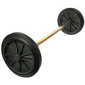 HANABASS Trash Can Replacement Wheel: Garbage Bin Wheel Wastebasket Pulley Wheel Replacement Parts Black