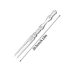 200pcs Disposable Plastic Fruit Forks, 4" Forks Bistro Cocktail Forks Tasting Appetizer Forks Set Toothpick Forks Portable Salad Fruit Forks Mini Cake Forks (White)