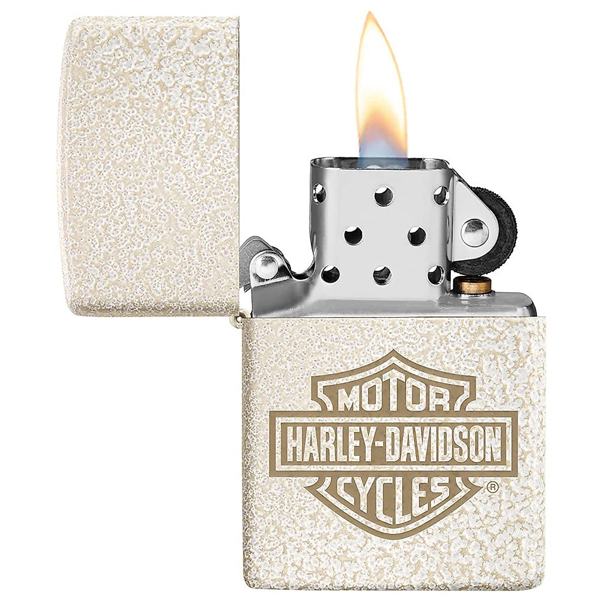 Zippo Harley-Davidson Logo Mercury Glass Pocket Lighter