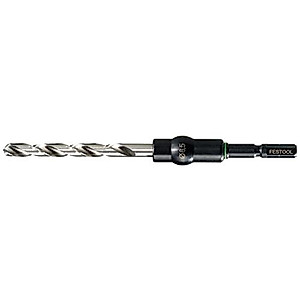 Festool 493421 Centrotec HSS Spiral Drill Bit Set With Reusable Shank, 3.0mm