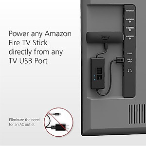 Made for Amazon, USB Power Cable (Eliminates the Need for AC Adapter)