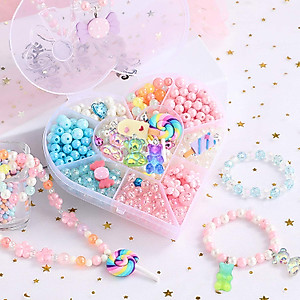 ZOCONE Colorful Candy Pendant Charm, 60 Pcs Mixed Cute Charms Set Contains Gummy Bear Charms Ice Cream Sweet Candy Pendants Lollipop Shape Polymer Clay Charms, Resin Charms for Jewelry Making