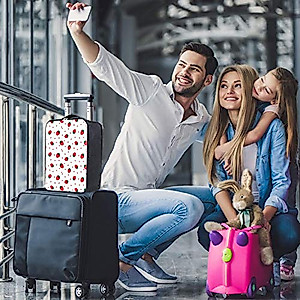 Nanmma Waterproof Shoe Box Bags Pouches Red Strawberry for Travel Storage Organizer Bag