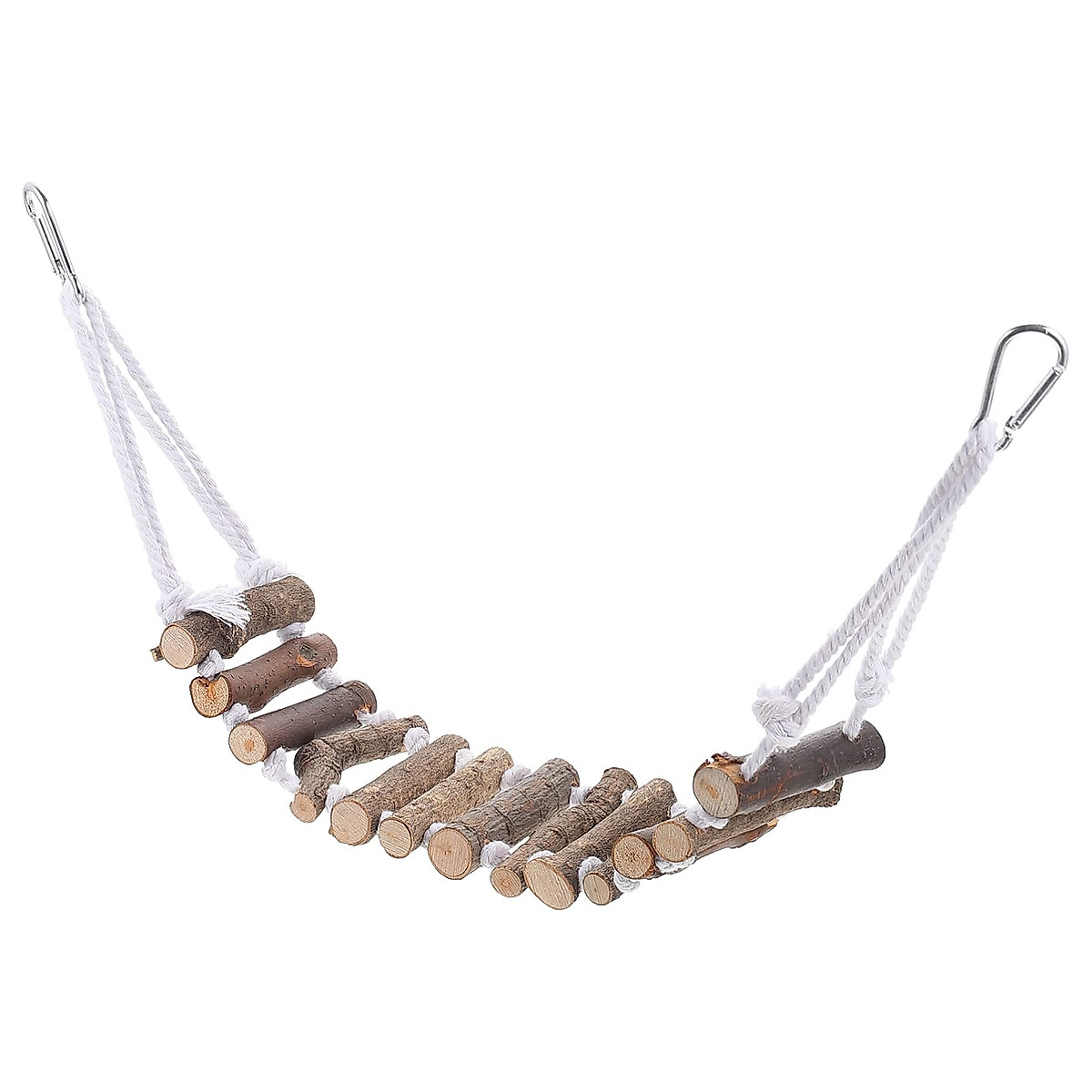 Ipetboom Climbing Pet Suspension Bridge Lizard Accessories Tank Reptile Decor Tank Reptile Ladder Terrarium Reptile Decor Wooden Reptile Ladder Hanging Reptile Decor Wooden Lizard Ladder